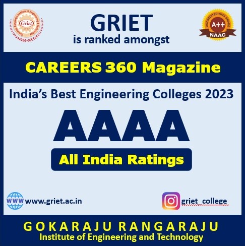 GRIET - Gokaraju Rangaraju Institute of Engineering and Technology